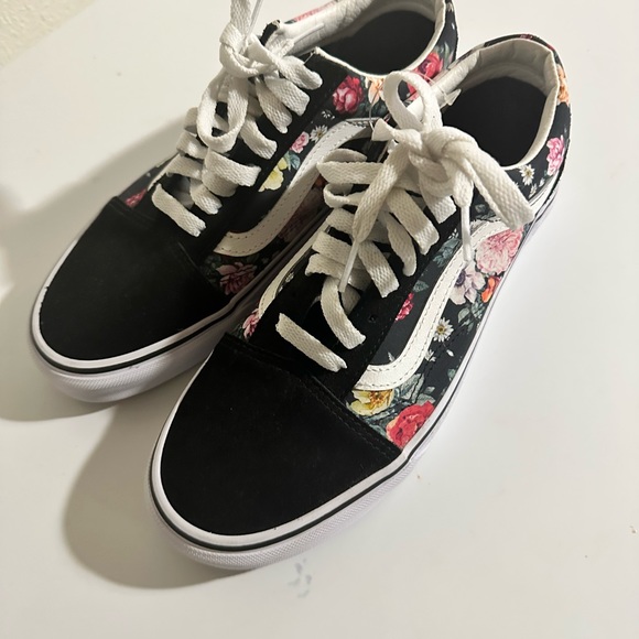 Vans | Shoes | Unisex Old Skool Floral Vans | Poshmark